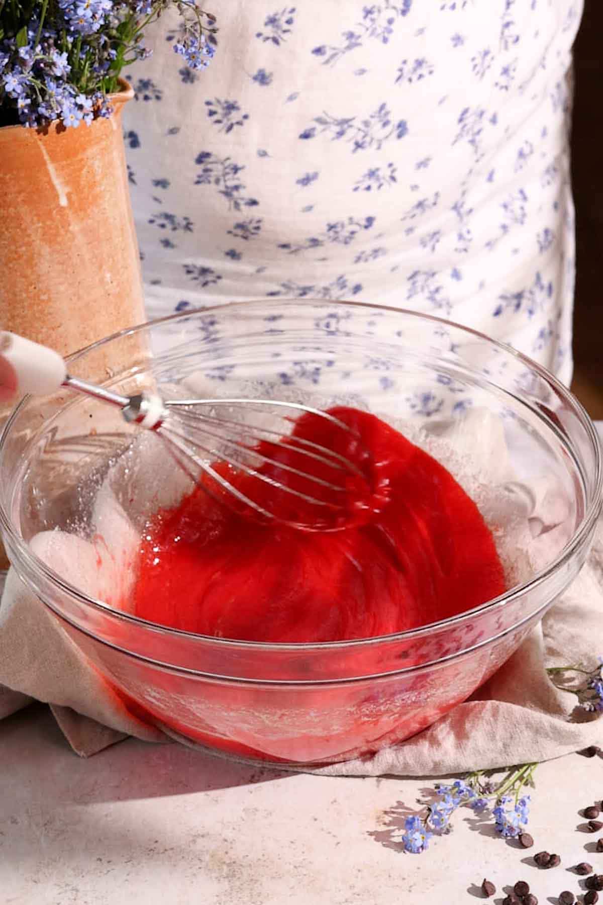 Red Velvet Muffins - Flouring Kitchen