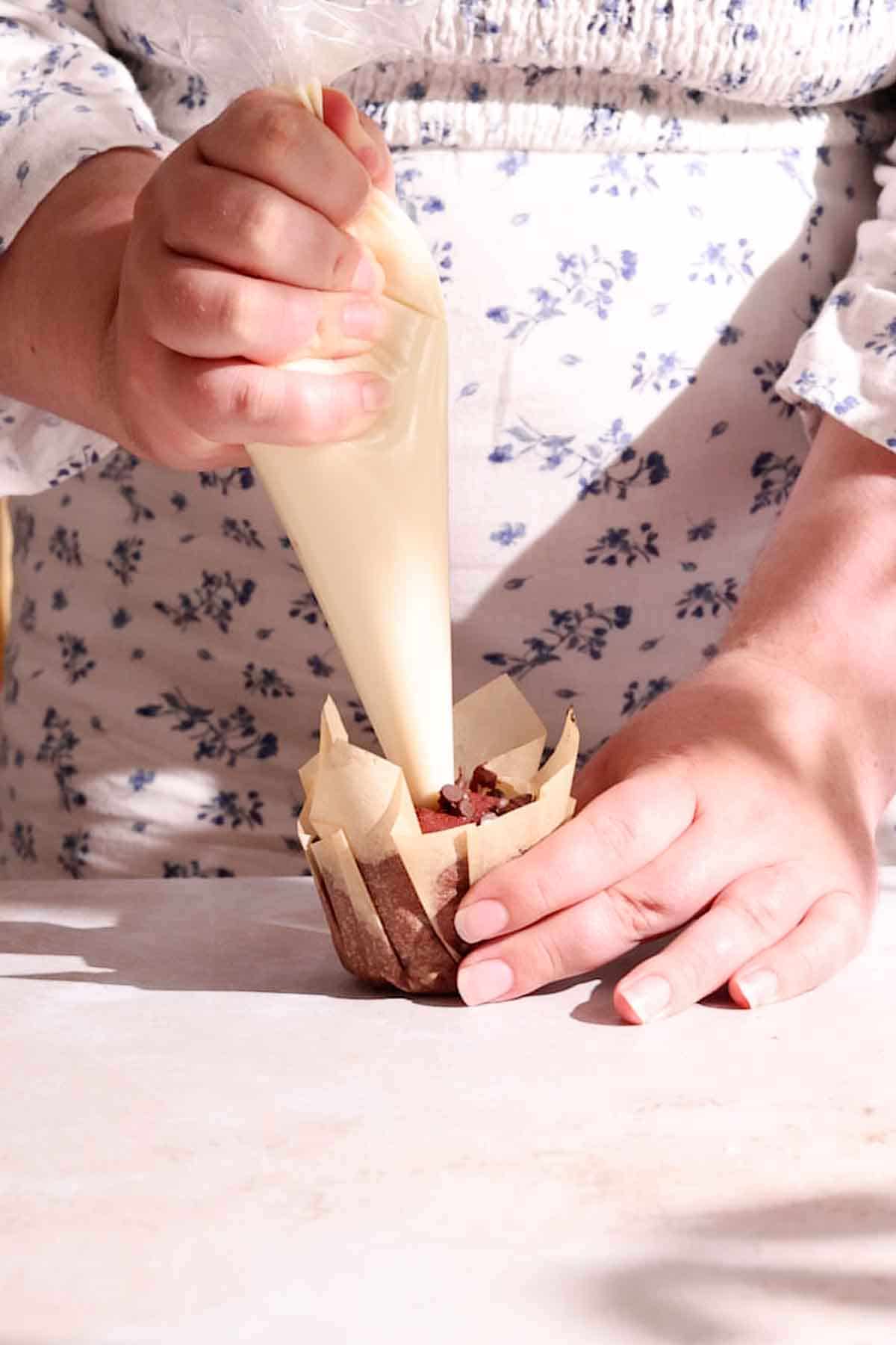 Red Velvet Muffins - Flouring Kitchen