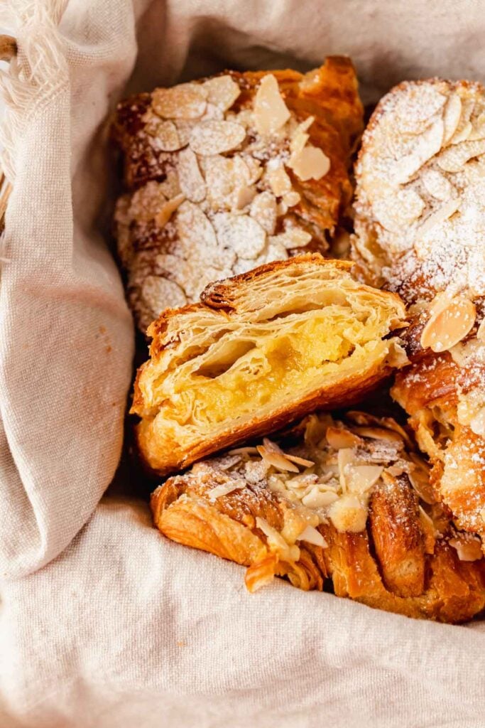 Easy French Almond Croissants - Flouring Kitchen