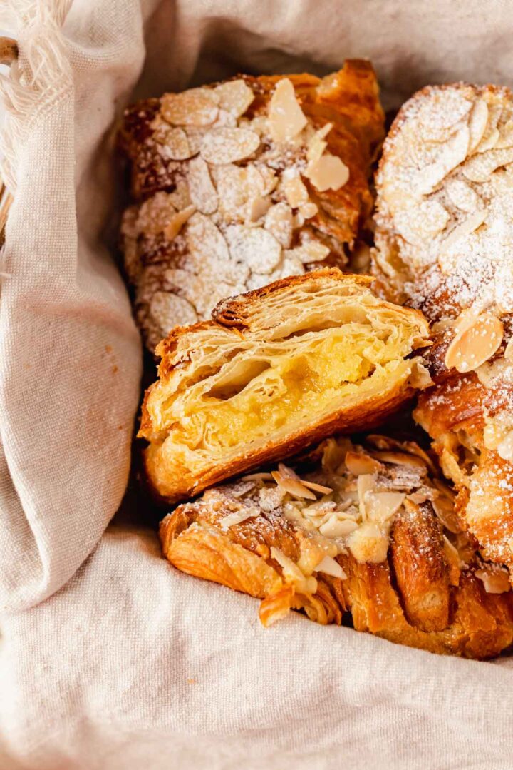 Easy French Almond Croissants - Flouring Kitchen