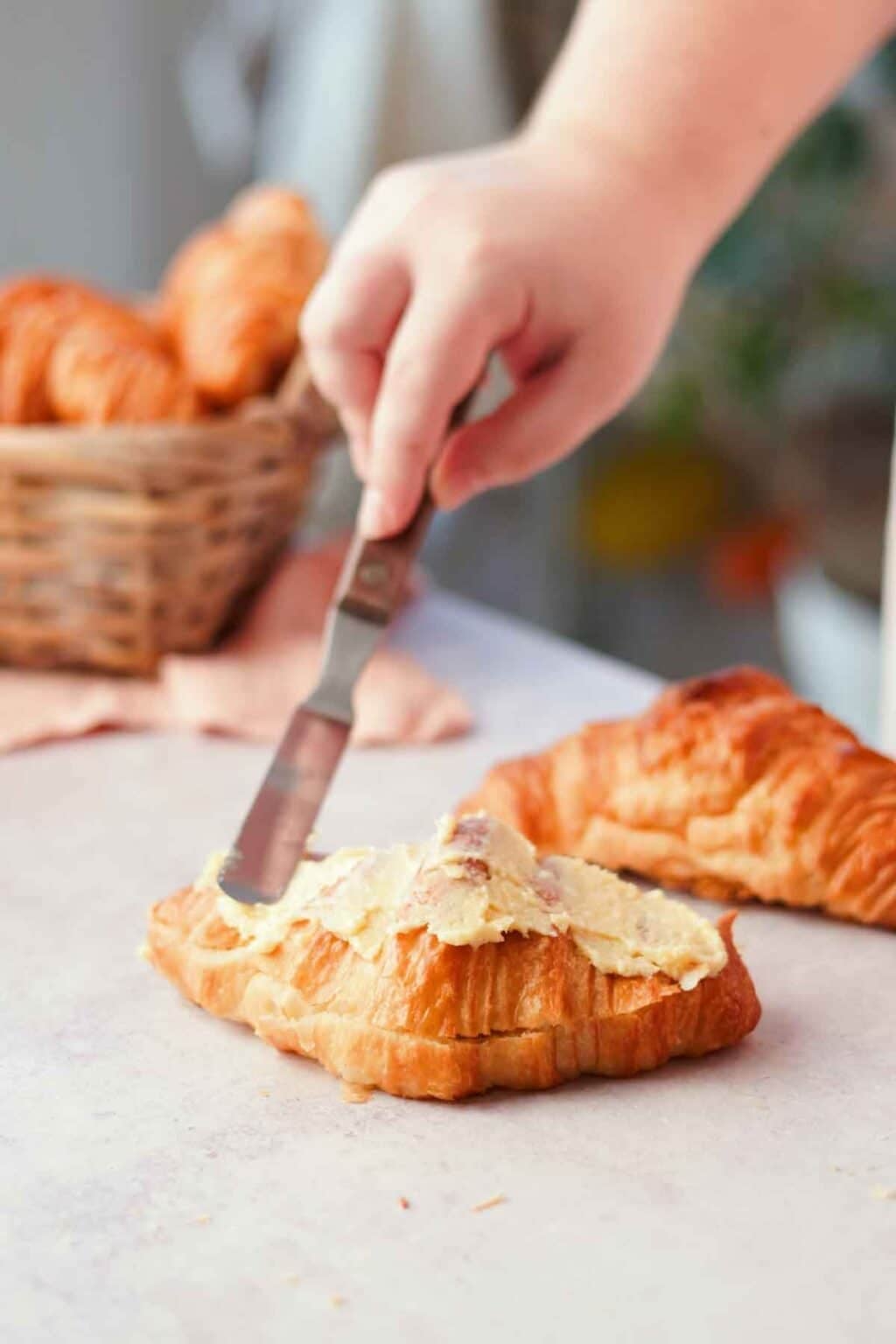 Easy French Almond Croissants - Flouring Kitchen