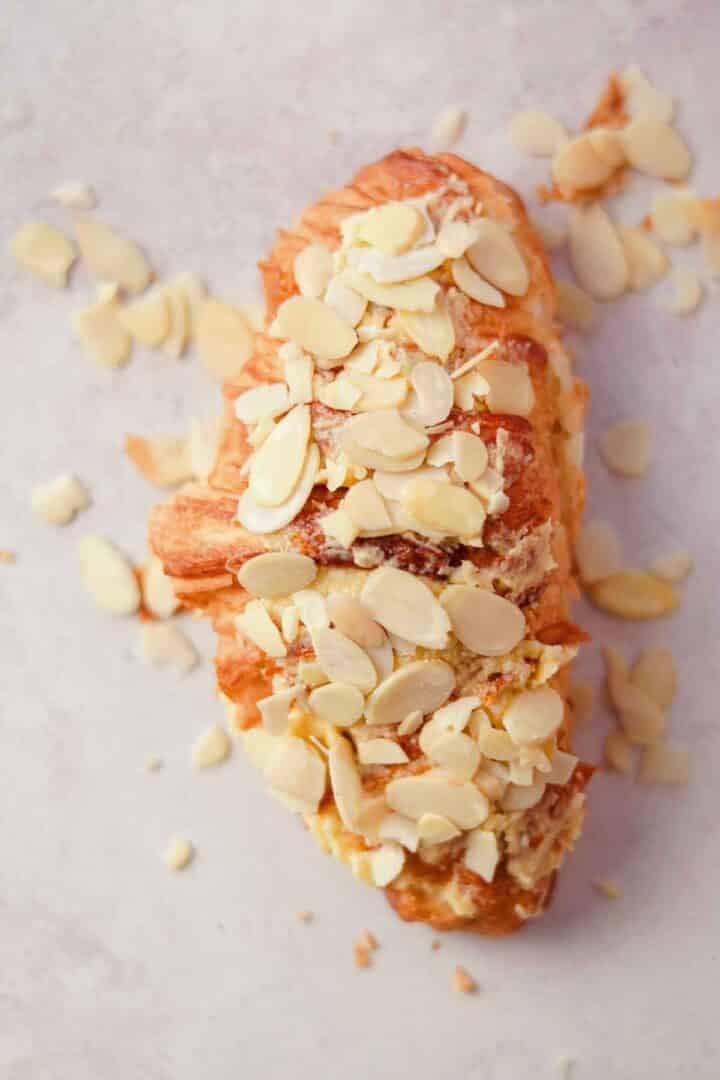 Easy French Almond Croissants - Flouring Kitchen