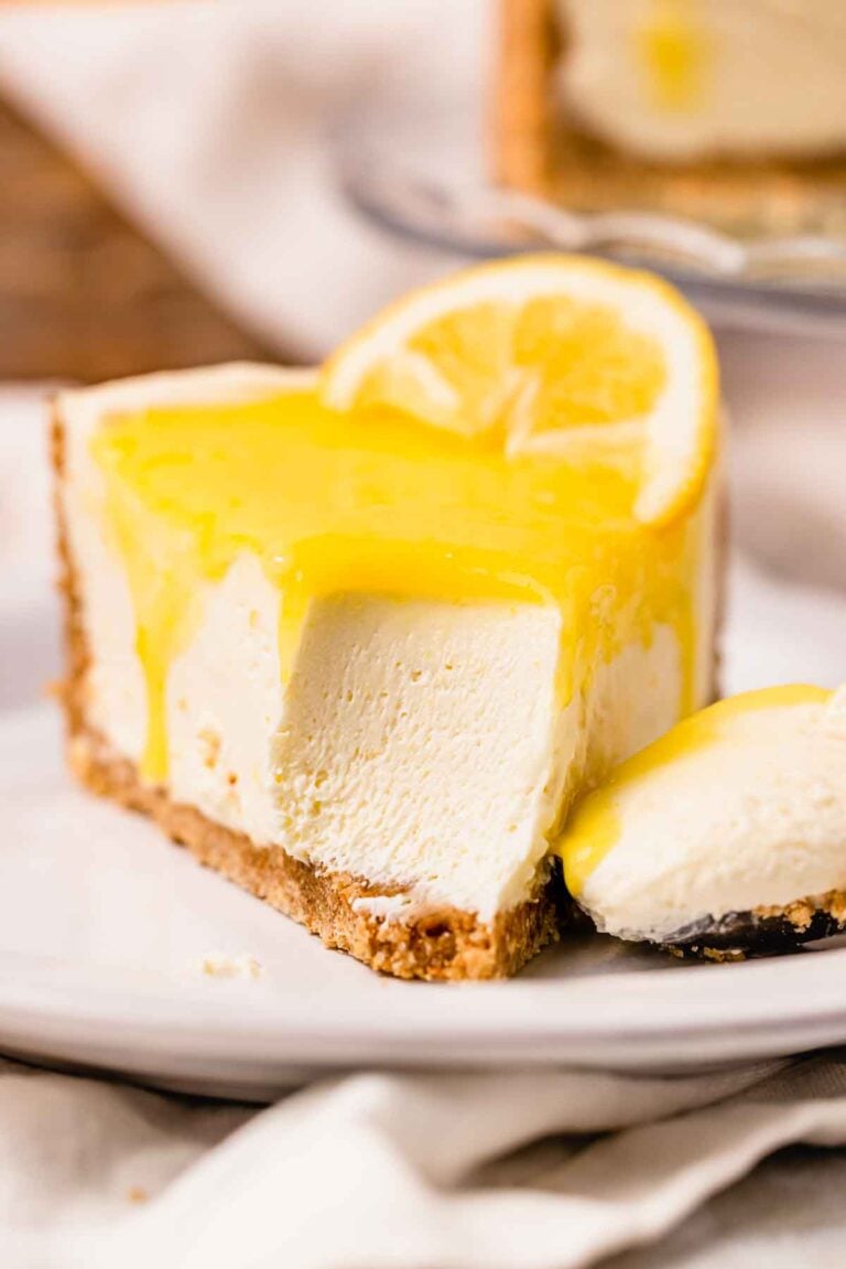 Lemon Curd Cheesecake - Flouring Kitchen
