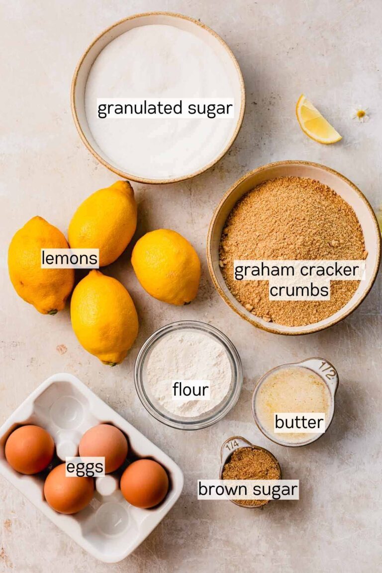 Lemon Bars with Graham Cracker Crust - Flouring Kitchen