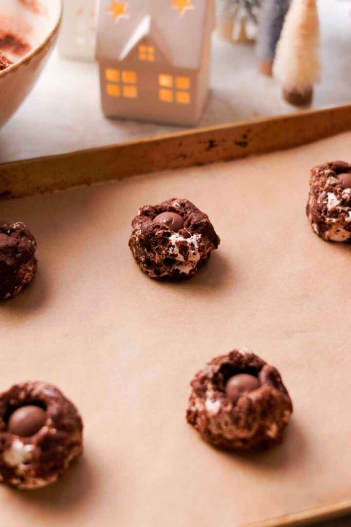 Hot chocolate cookies - Flouring Kitchen
