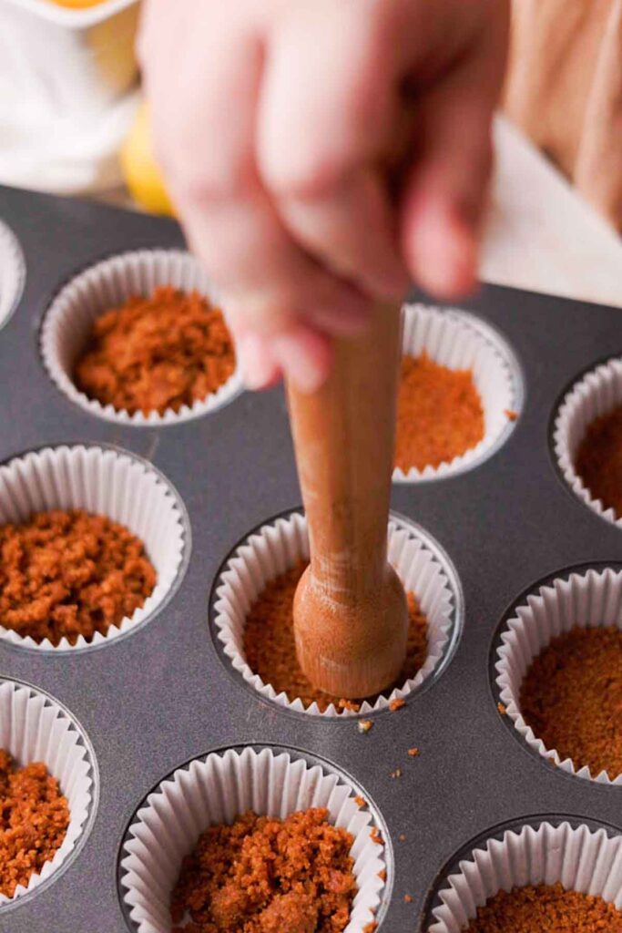 Mini Lemon Cheesecakes - Flouring Kitchen