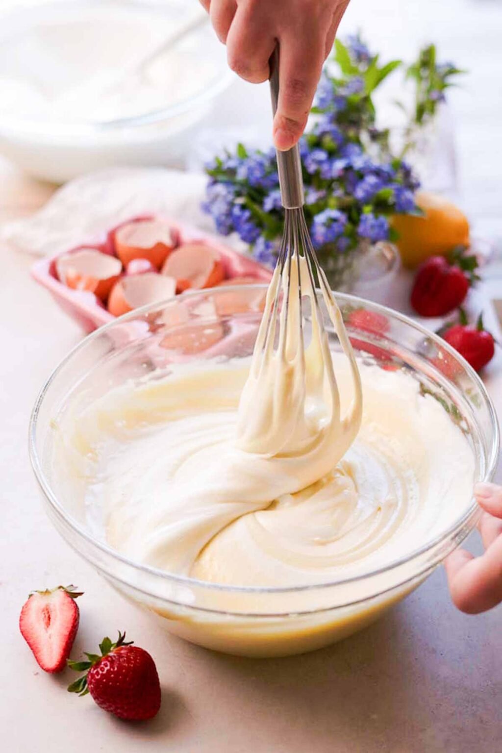 Strawberry Vanilla Cake - Flouring Kitchen