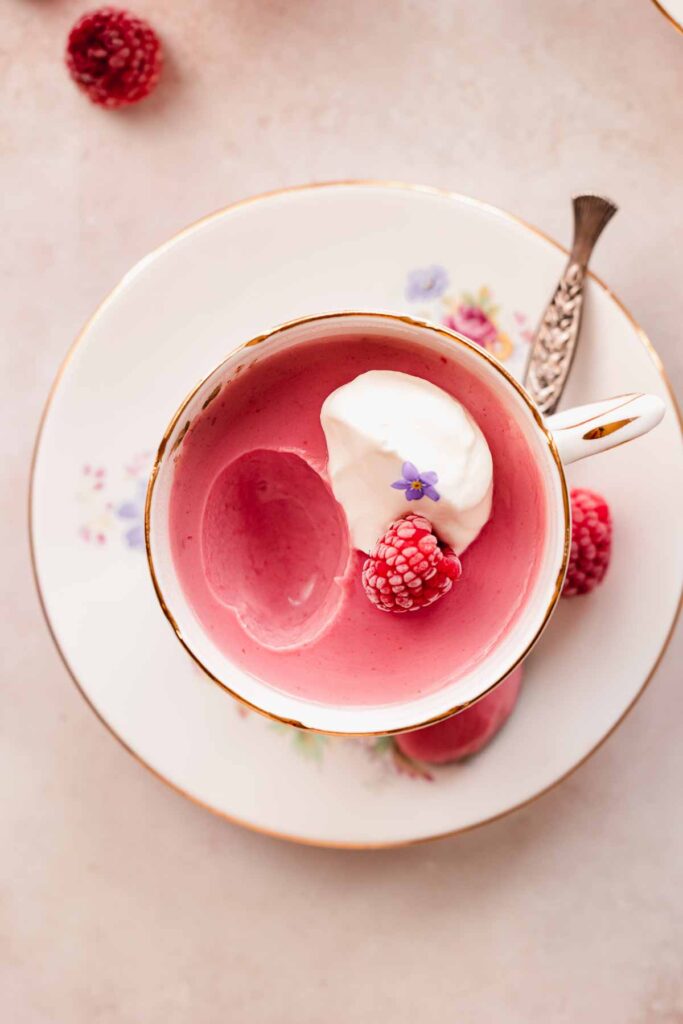 Raspberry Posset - Flouring Kitchen