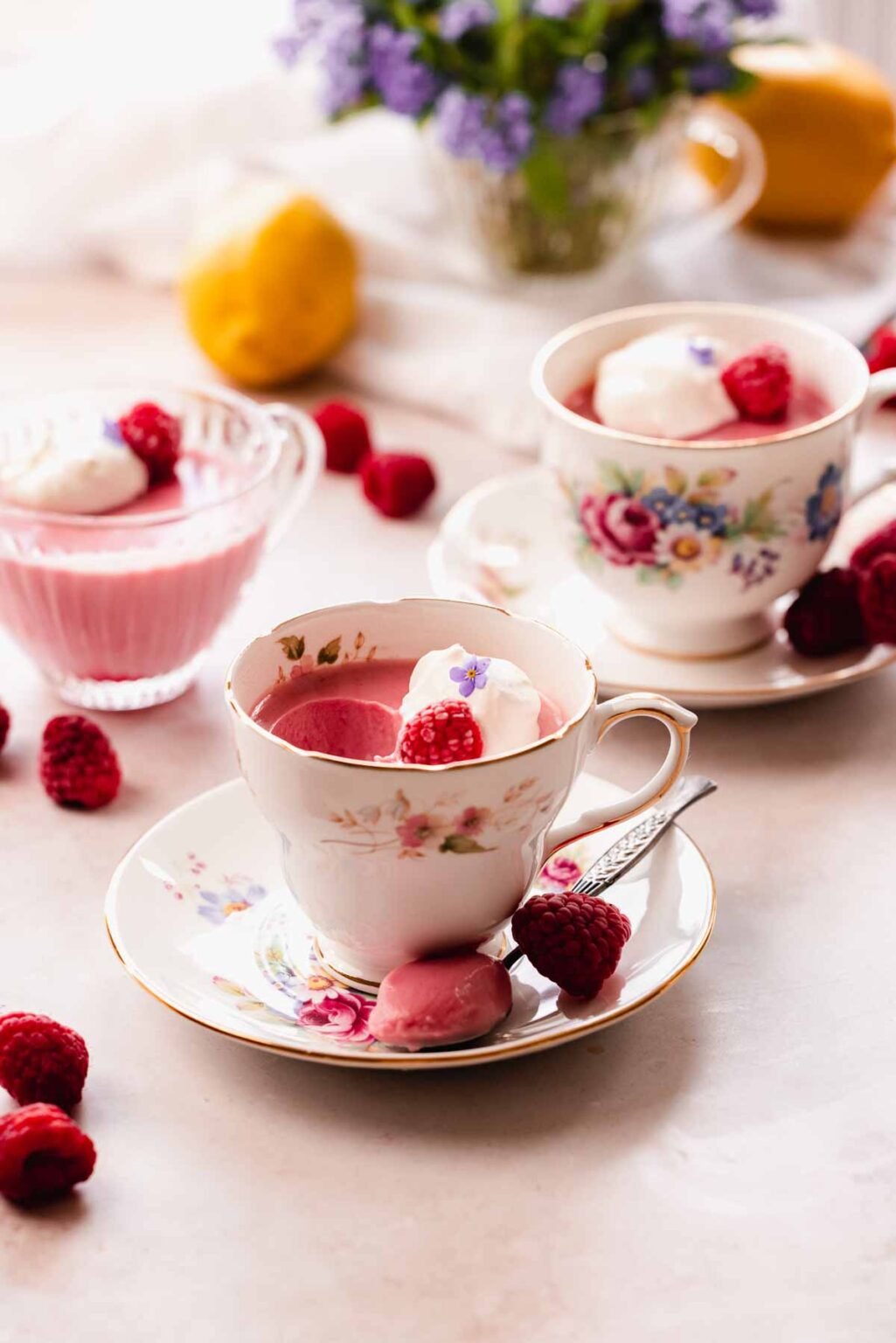Raspberry Posset - Flouring Kitchen