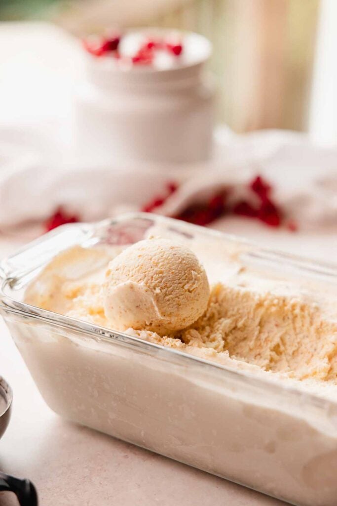 Brown Butter Ice Cream - Flouring Kitchen