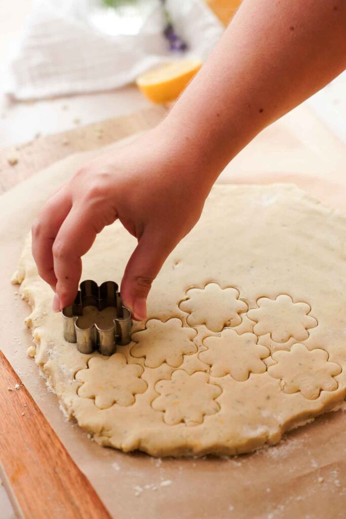 Lavender Shortbread Cookies - Flouring Kitchen