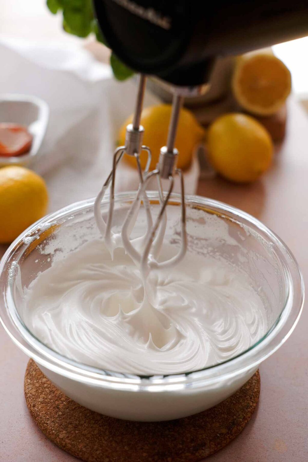 Lemon Mousse with Lemon Curd - Flouring Kitchen