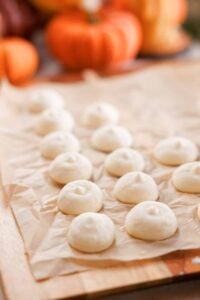 Pumpkin Monkey Bread Stuffed with Cream Cheese - Flouring Kitchen